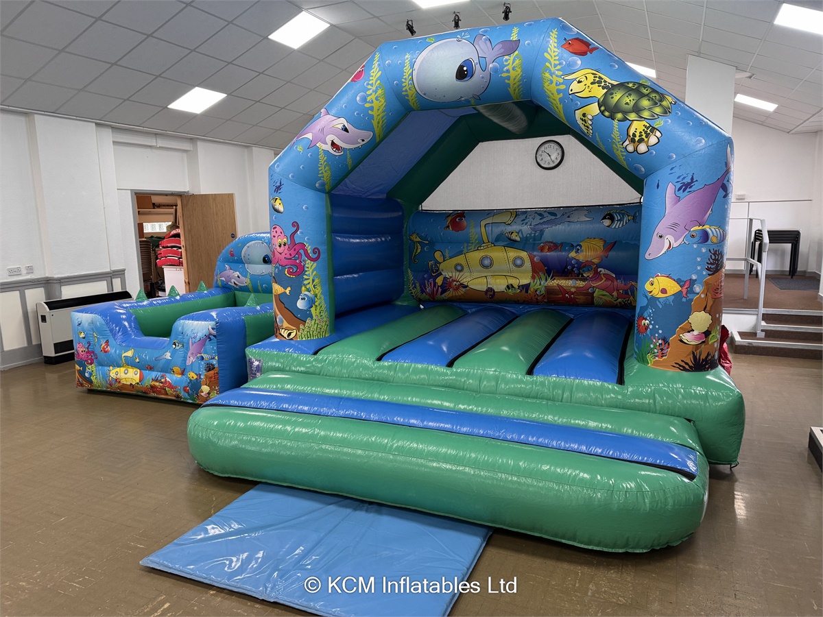 Ocean Theme Bouncy castle & Ball Pool Package - Hire in Derby ...